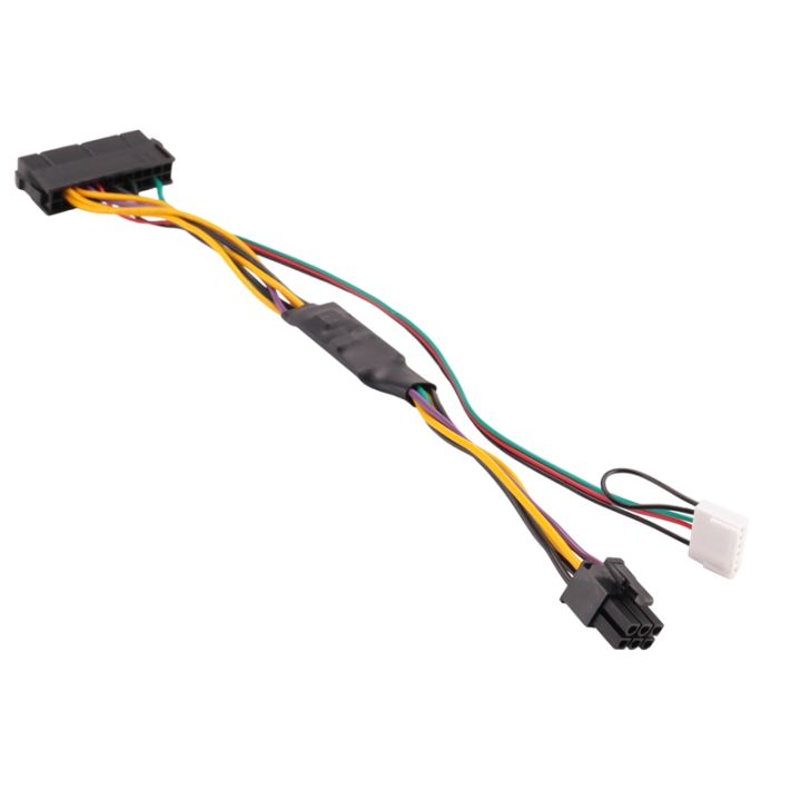 ATX PSU Power Supply Cable PCIe 6 Pin to ATX 24 Pin Power Supply Cable ...