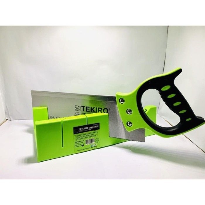TEKIRO GERGAJI PIGURA 12 INCH POTONG SIKU DAN SUDUT / PIGURA MITRE BOX ...