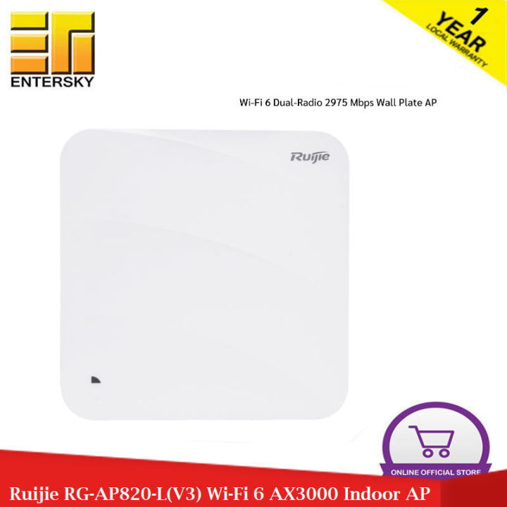 Ruijie Reyee RG-AP820-L(V3) Wi-Fi 6 AX3000 Indoor AP Access Point ...