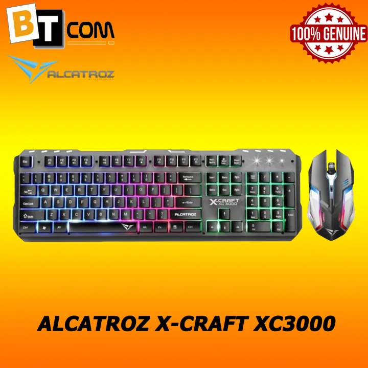 Alcatroz X-Craft XC3000 Spill Proof Gaming Keyboard with Backlight ...