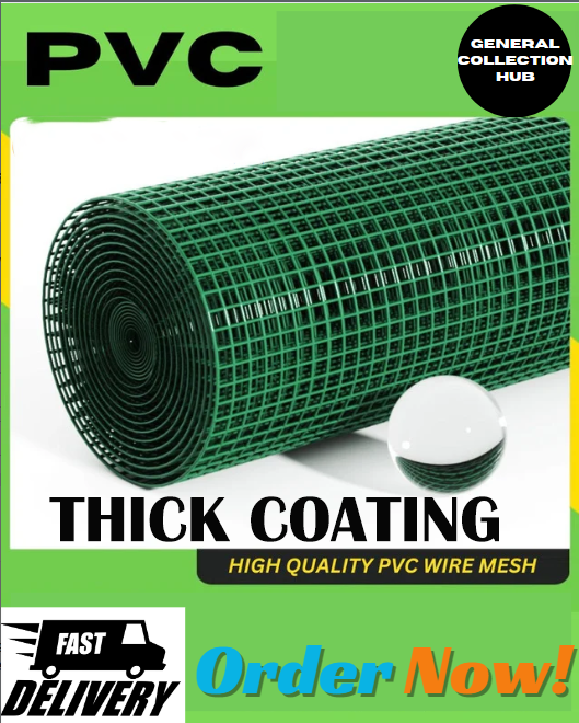 PVC Coated WELDED WIRE MESH | Mesh Screen Chicken Wire Pet cage | Plant Pole Animal Cages and ...