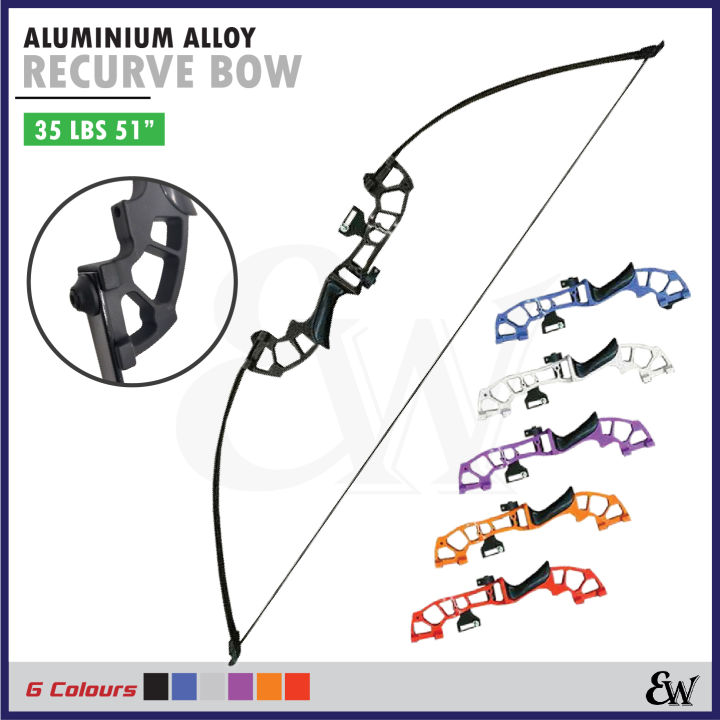 TenXion Archery 35 LBS 51" Recurve Bow Archery Aluminium Alloy Shooting ...