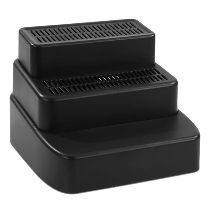 [cen]-Adjustable 3 Steps Litter Box Ramp with Filter Function ...