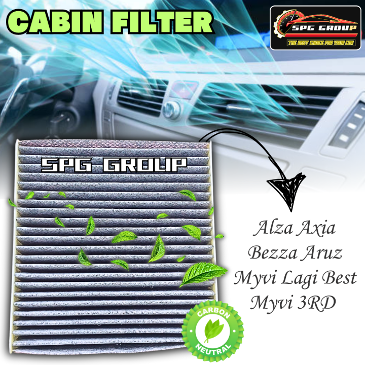 OEM AIR COND CABIN FILTER (CARBON) PERODUA MYVI LAGI BEST MYVI 3RD D20N ...