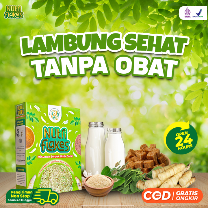 Nutriflakes Makanan Terapi Asam Lambung And Maag Sereal Sehat Umbi