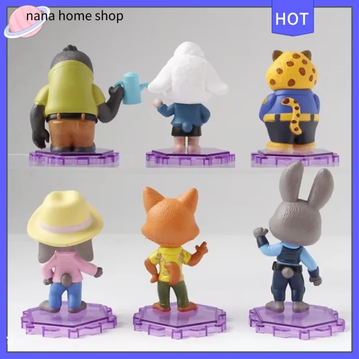 LUAN300603 Judy and Nick Disney Zootopia Blind Box Mini PVC Zootopia ...