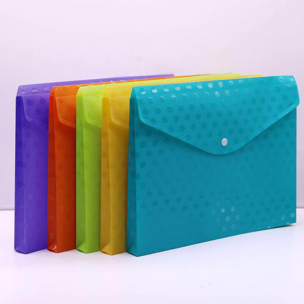 MNL A4 & Long Size Polka Dot Expanding File Envelope File Folder ...