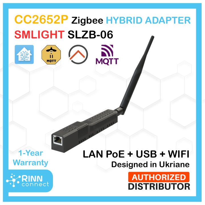 Zigbee SLZB-06 LAN POE USB WIFI Hybrid Coordinator CC2652P SMARTLIGHT SLZB-06 HASS Zigbee2mqtt ...