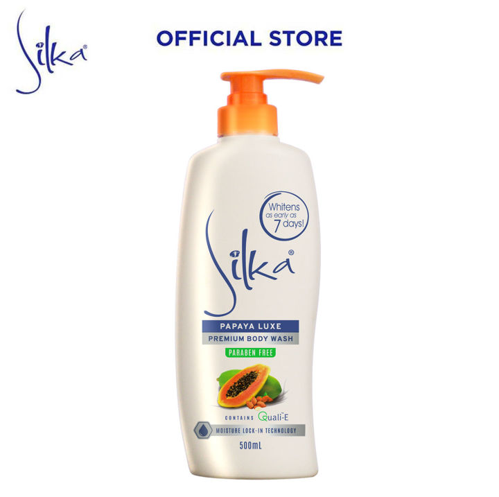 Silka Premium Body Wash Papaya Luxe 500mL | Lazada PH