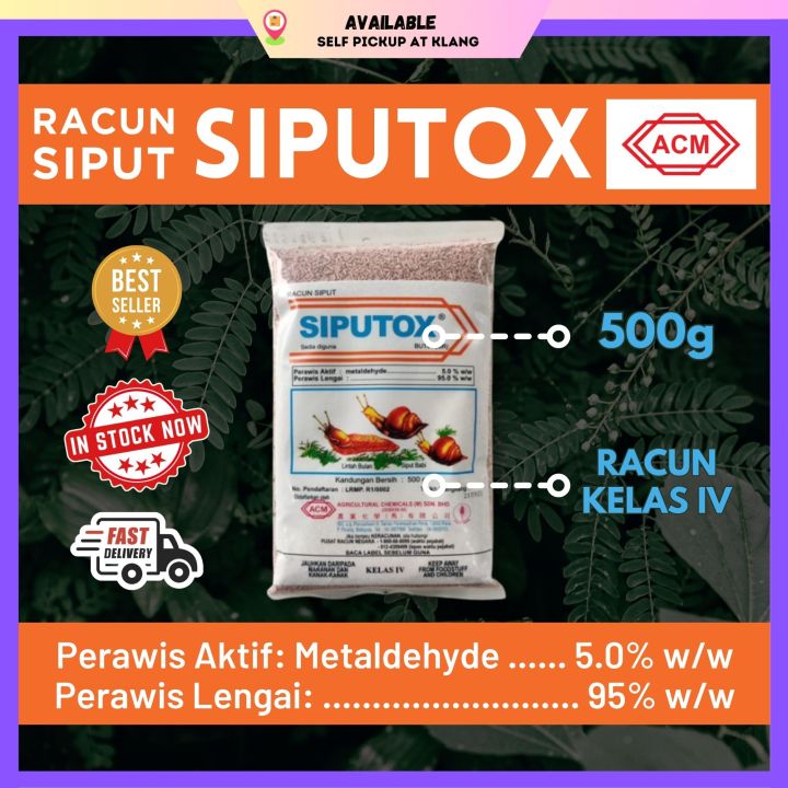 Siputox Snail Poison 500g Control for Horned Speckled Paddy Shells ...