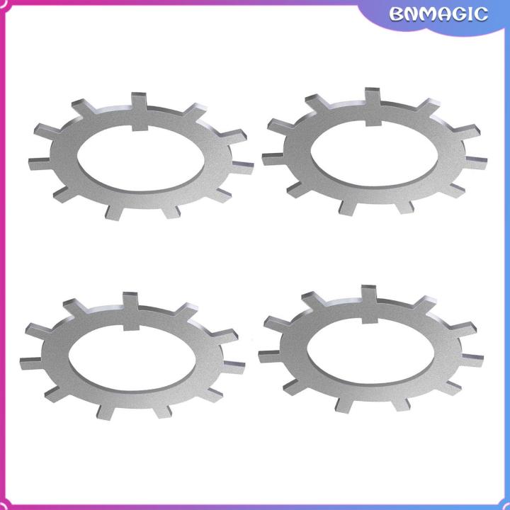 BNMAGIC 4 Pieces Trailer Wheel Spindle Tang Washers Components Tang ...