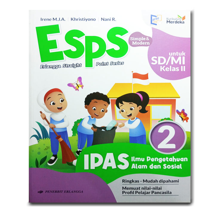 Buku ESPS IPAS Kelas 2 SD Kurikulum Merdeka Irene | Lazada Indonesia