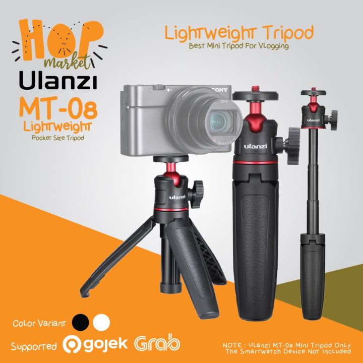 ULANZI MT-08 Mini Extension Pole Tripod Vlogging Vlogger for Mirrorless ...