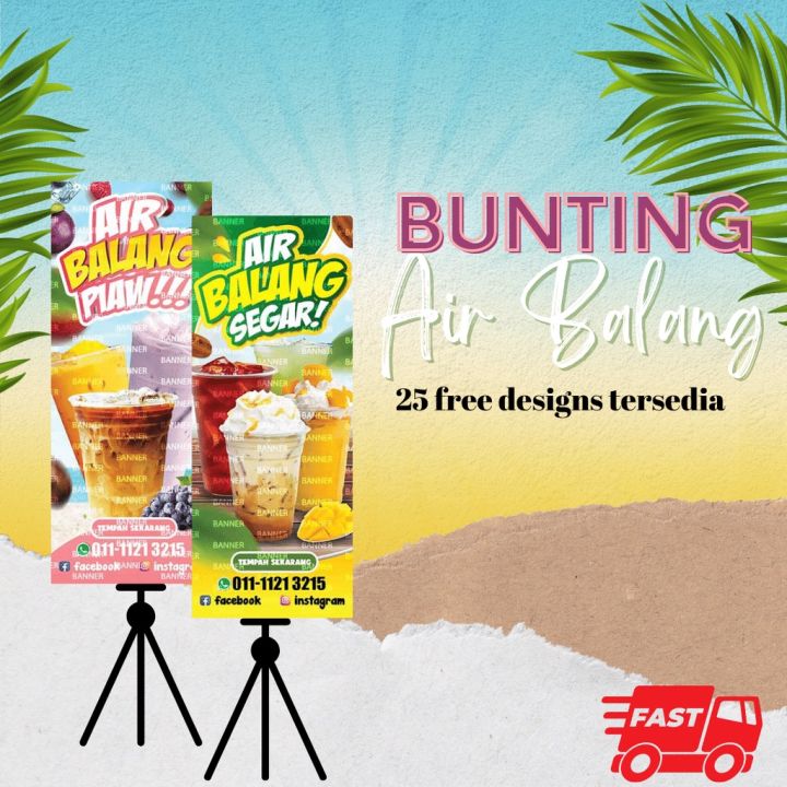 Bunting Air Balang Banner Air Balang | Lazada