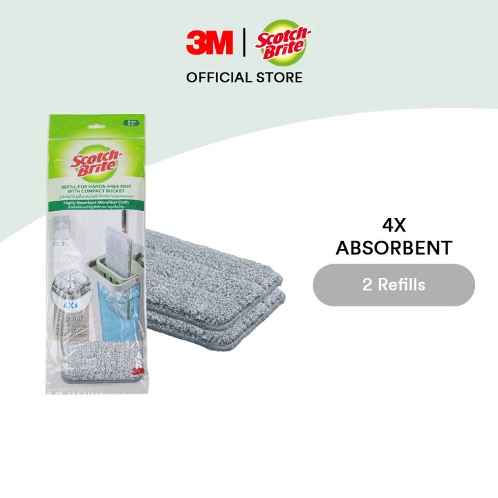 3M™ Scotch-Brite™ Hands-Free Compact Mop Refill Asia | Lazada PH