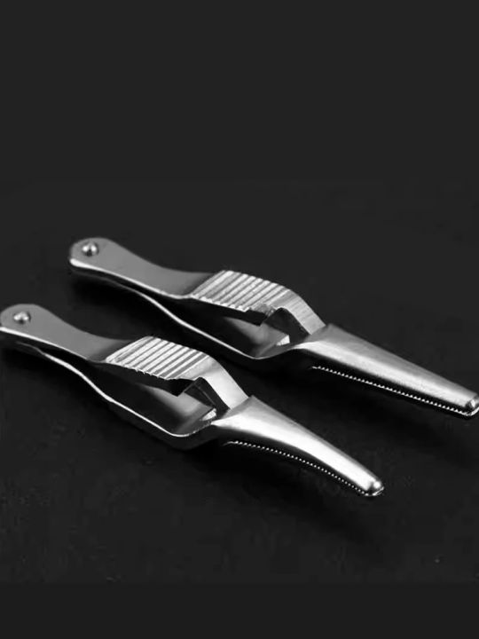 Microscopic arterial and venous clamp closure device for temporary ...