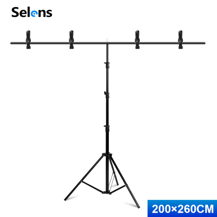 【Local Delivery+Ready Stock】Selens Backdrop Stand Metal T Type ...