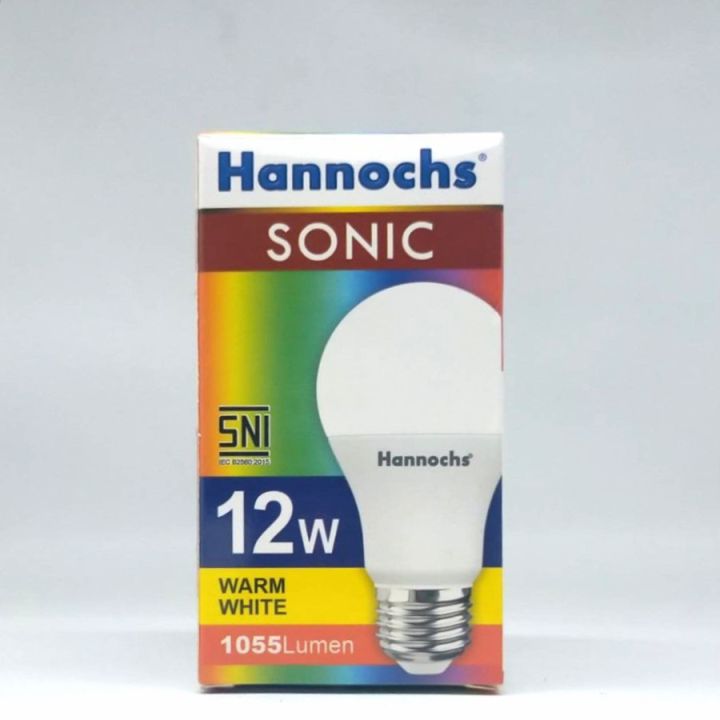 Lampu LED Hannochs Sonic 12W 12 W 12 WATT 12WATT - Kuning warmwhite ...