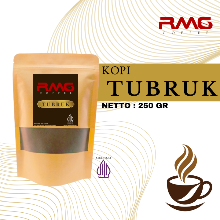 Bubuk Kopi TUBRUK isi 250 Gram RMG Coffee | Lazada Indonesia