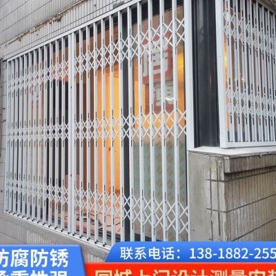 Shanghai custom-made stainless steel sliding door telescopic door anti ...