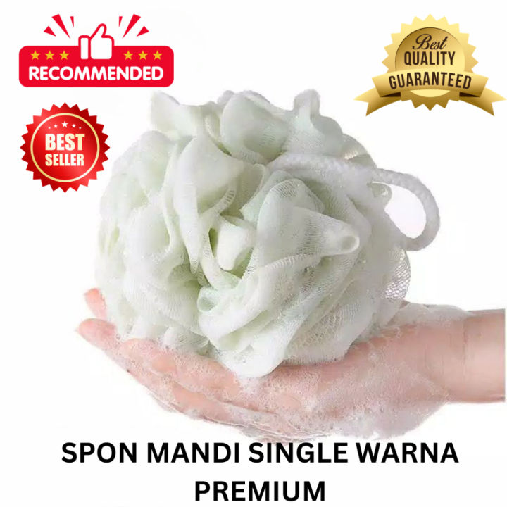 [KANTAN] Spon Mandi SINGLE WARNA / Bath Sponge / Sponge Mandi Premium ...