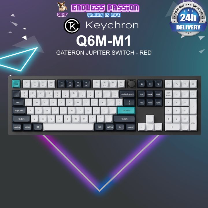 Keychron Q6 Max QMK/VIA Wireless Custom Mechanical Keyboard | Lazada ...