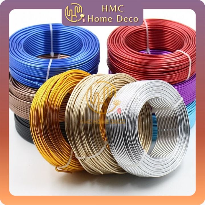 10M LONG COLORFUL COLOR ALUMINIUM CRAFT WIRE HANDMADE DIY | Lazada