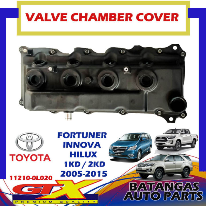 ENGINE VALVE COVER ASSEMBLY TOYOTA INNOVA/ HILUX / FORTUNER 1KD/2KD 2005-2015 GTX | Lazada PH