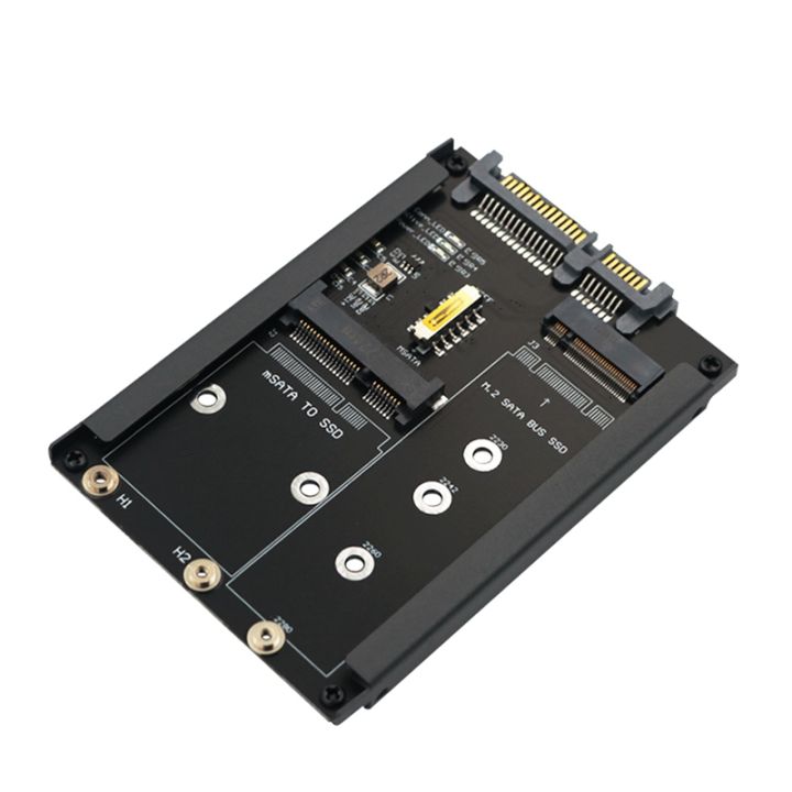 2In1 MSATA + B Key/B+M Key M.2 SSD to 2.5 SATA Adapter Card with ...
