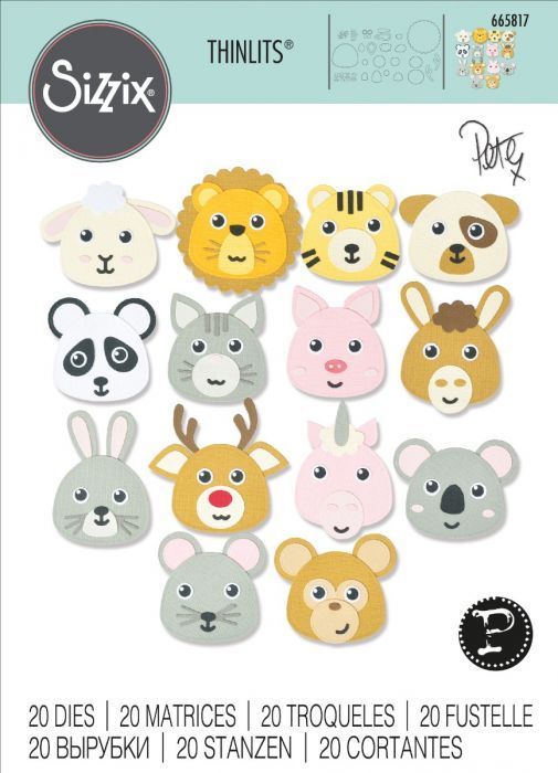 Sizzix Thinlits Die Set 20PK - Build an Animal by Pete Hughes | Lazada PH