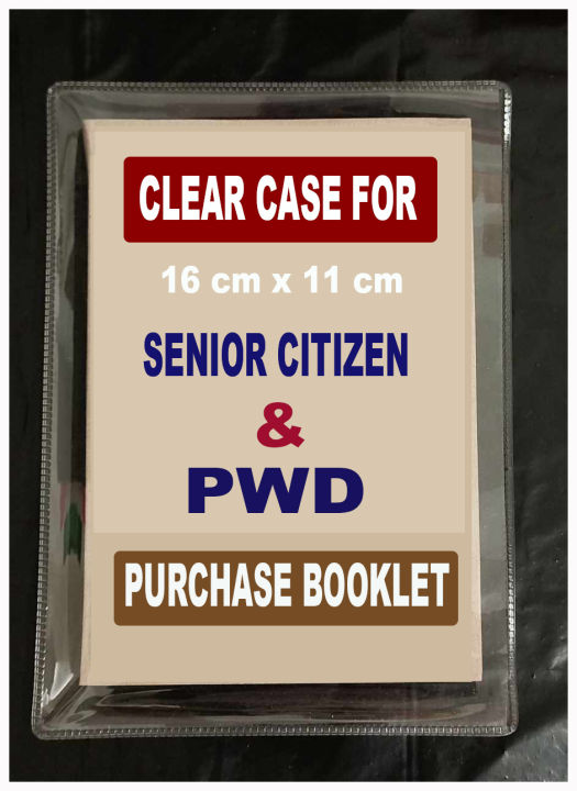 SENIOR CITIZEN BOOKLET CASE / SENIOR CITIZEN AND PWD PURCHASE BOOKLET ...