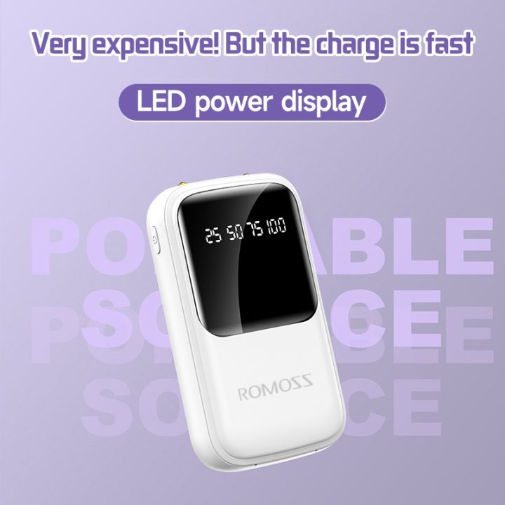 Mini Kawaii Romoss KC15 Fast Charger Power Bank with Power LED ...