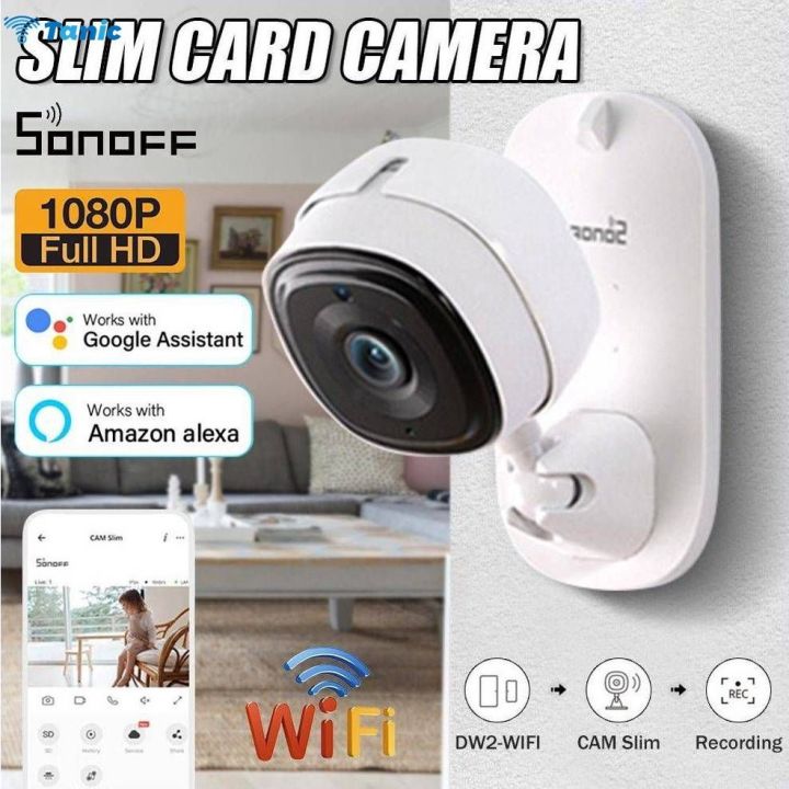 Yuchen Sonoff Cam Slim WiFi Smart Security Camera 1080P HD Motion Alarm ...