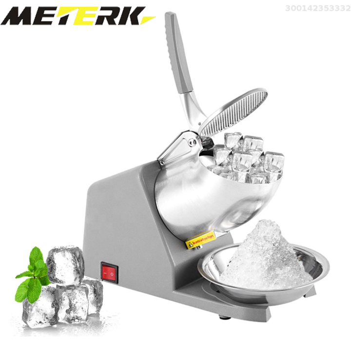 Meterk 110V Dual Blades Electric Shaved Ice Machine | Lazada
