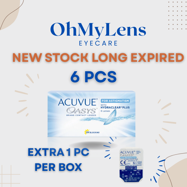 ACUVUE OASYS BI-WEEKLY ASTIGMATISM 1BX+1PC | Lazada