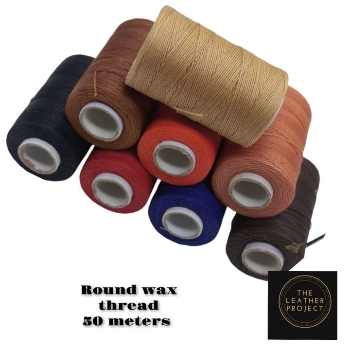ROUND WAXED THREAD 1MM 50meters The Leather Project II | Lazada PH