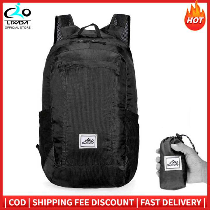 Lightweight Portable Foldable Backpack Waterproof Backpack Folding Bag Ultralight Outdoor Pack ...
