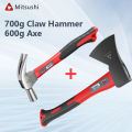 [2pcs Set]Mitsushi 600g Palakol Axe for Wood Claw Hammer Hand Tool ...
