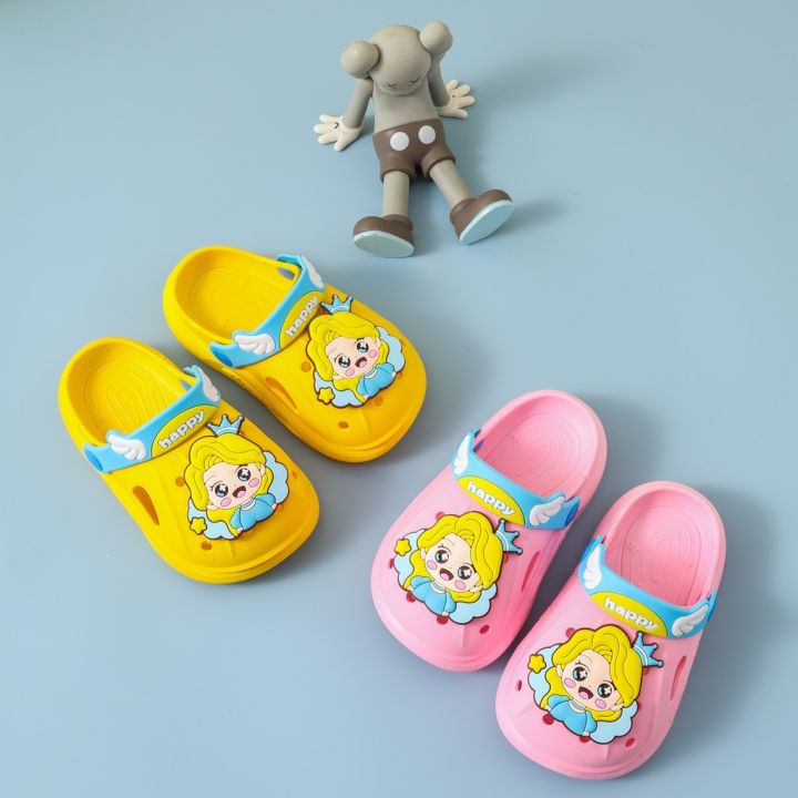 【TinaHao】Cartoon Kids Slippers With Anti Slip And Comfortable Thick ...