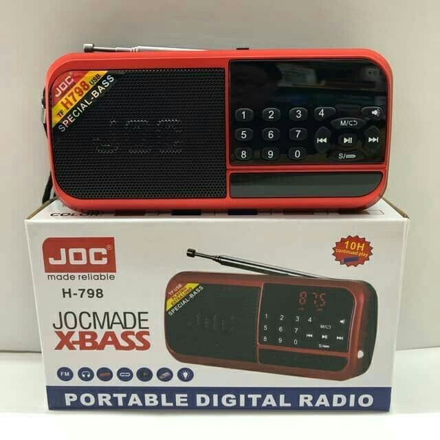 JOC H798 Portable Rechargeable Digital Radio MP3 | Lazada