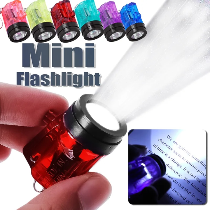 Mini LED Flashlight with Keychain Portable Ultra-Bright Pocket ...