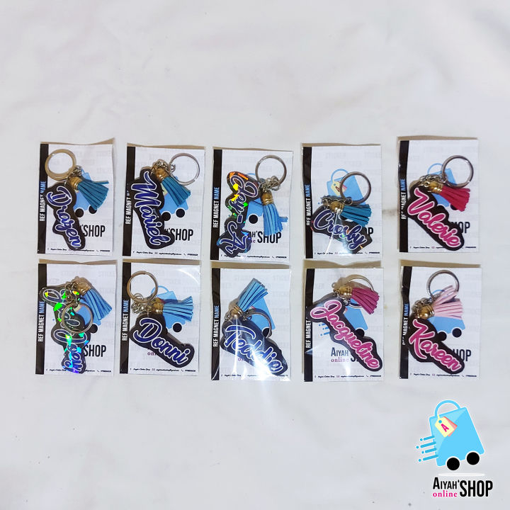 PERSONALIZED/CUSTOMIZED NAME KEYCHAIN MAGNET | Lazada PH