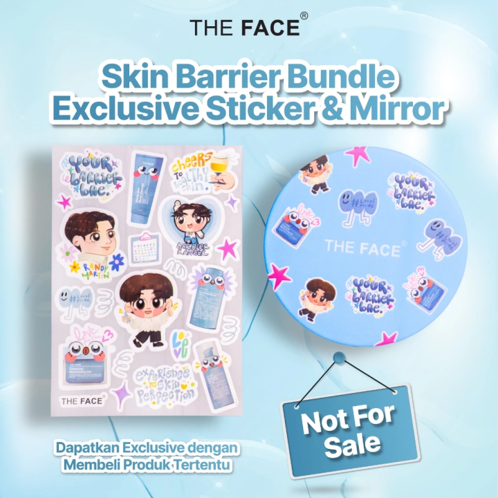 [ GIFT] EXCLUSIVE THE FACE Sticker & Mirror Barrier Series 1 Pcs ...