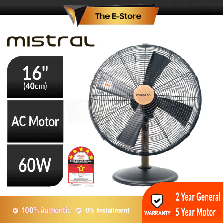 (5 Years Warranty) Mistral 12''/16" Table Fan | MTF1215M MTF1616M ...