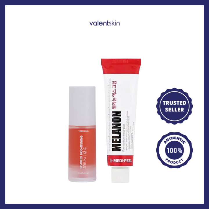 Melasma Set - Scarlex Brightening Serum + Melanon X Cream | Lazada