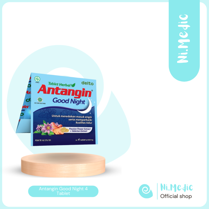 ANTANGIN GOOD NIGHT 4 TABLET | Nimedic | Obat Tidur | Obat mempermudah ...