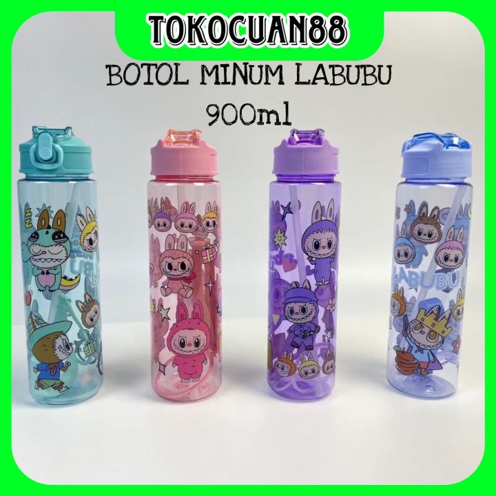BOTOL MINUM KARAKTER LABUBU / BOTOL MINUM ANAK LABUBU / BOTOL MINUM ...