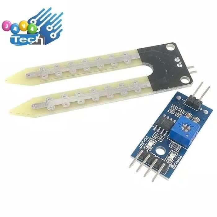 Modul Sensor Kelembaban Tanah Soil Hygrometer Soil Moisture Arduino ...