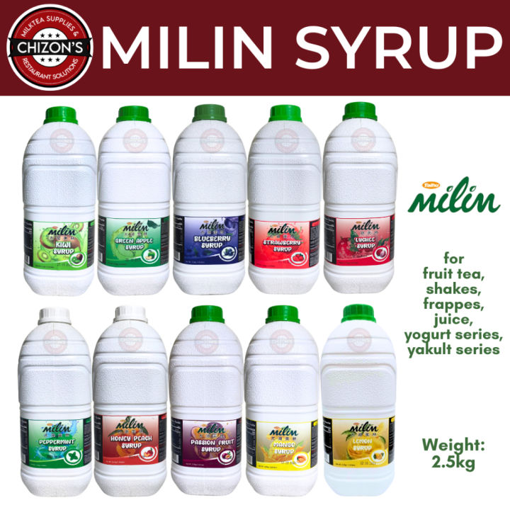 MILIN Fruit Tea Syrup 2.5kg Shake, Juice, Tea, Frappe | Lazada PH