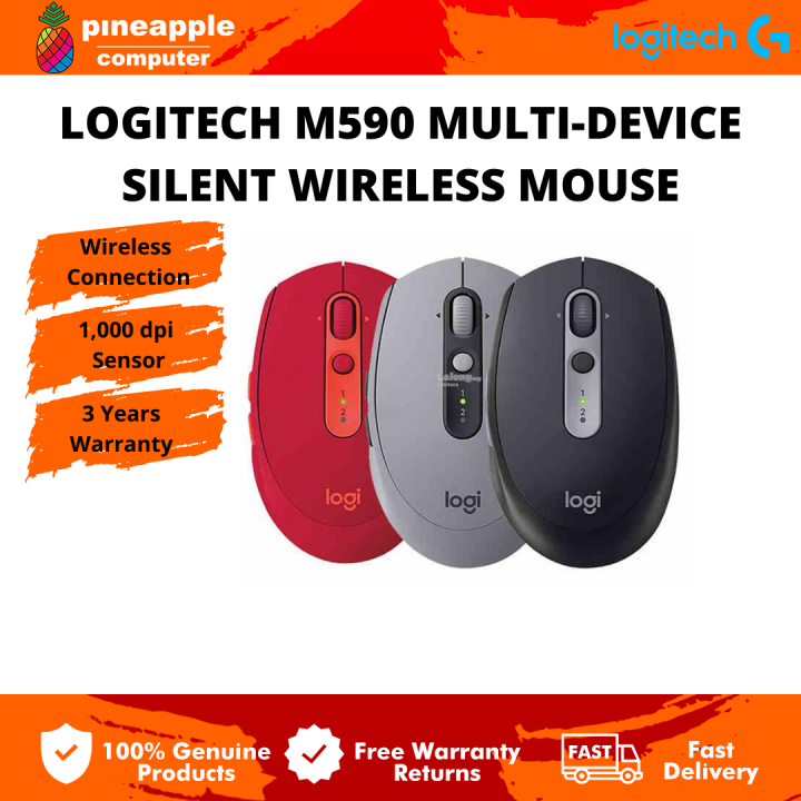 Logitech M590 Multi-Device Silent Wireless Mouse | Lazada